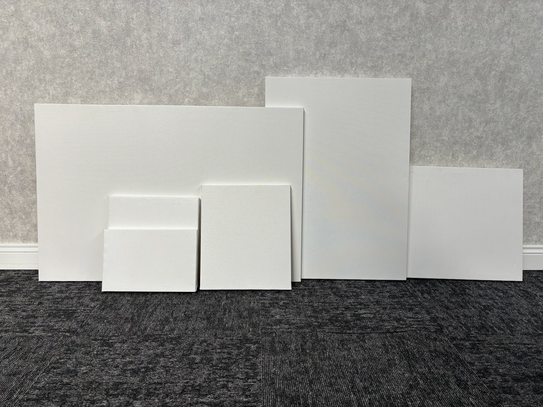 Plain White Canvas, Blank Plain White Canvas, Blank Stretched Mini ...