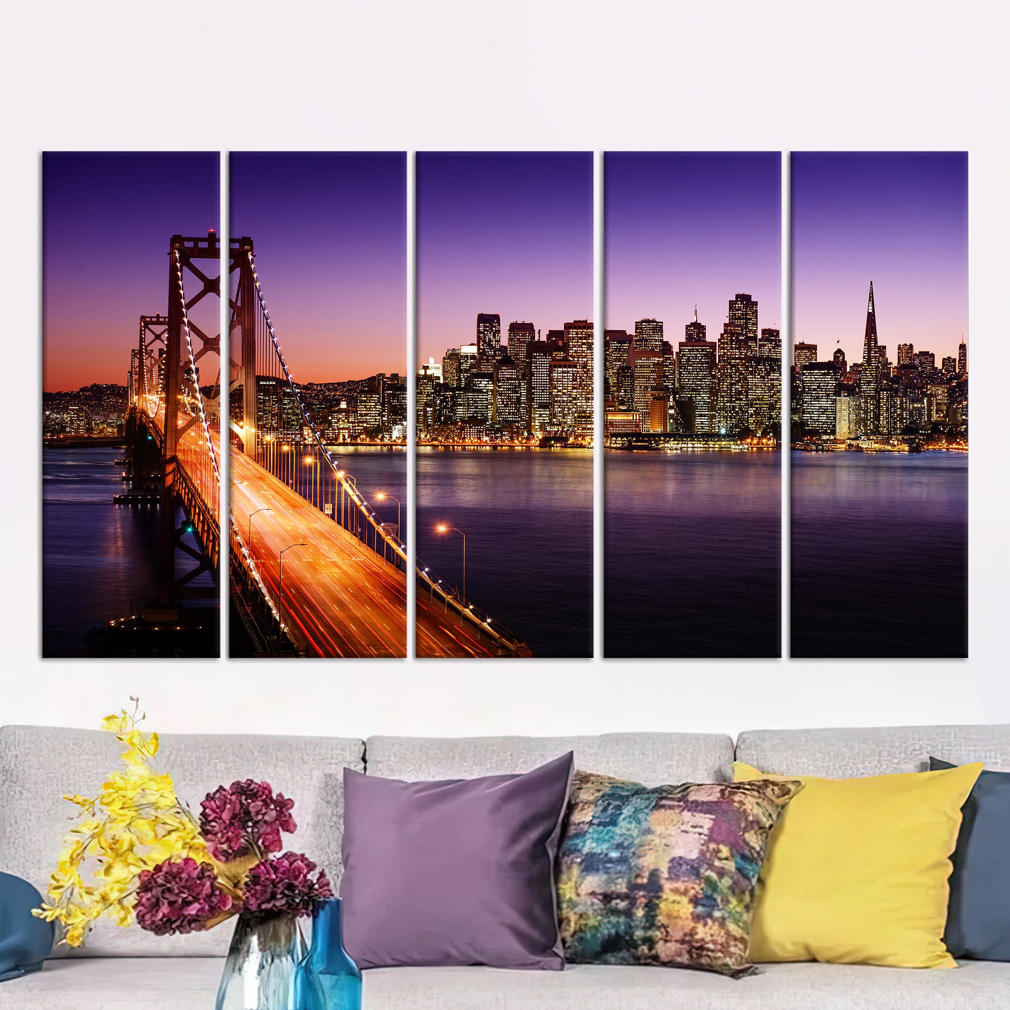 Golden Gate Bridge Art Landscape Art San Francisco Art - Etsy