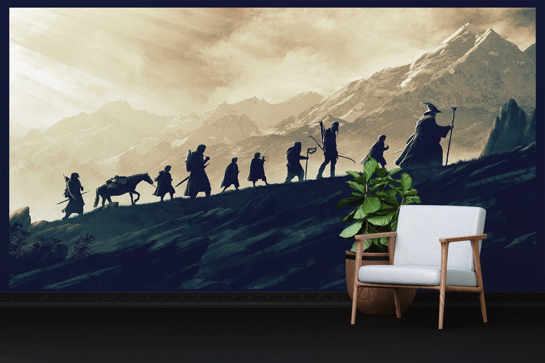 Decals for Walls, Wallpaper Border, Wall Decoration, Gift for Him, Lotr ...