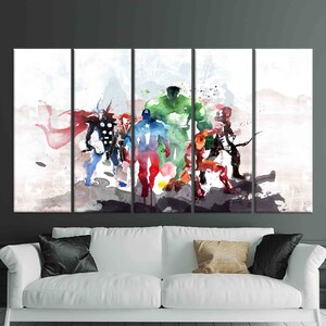 Canvas Art, Hulk Canvas Poster, Abstract Wall Decor, Boy Gift ...