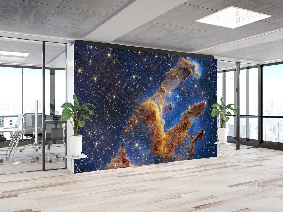 NASA James Webb Wallpaper, Space Wall Painting, Space Telescope ...