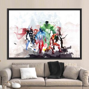 Canvas Art, Hulk Canvas Poster, Abstract Wall Decor, Boy Gift ...