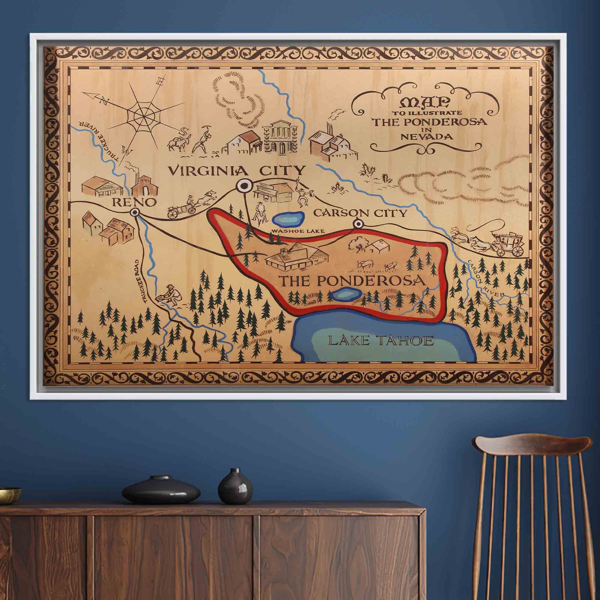 Best Movie Map Wall Table, Movie Map Glass Printing, Map Art, Best ...