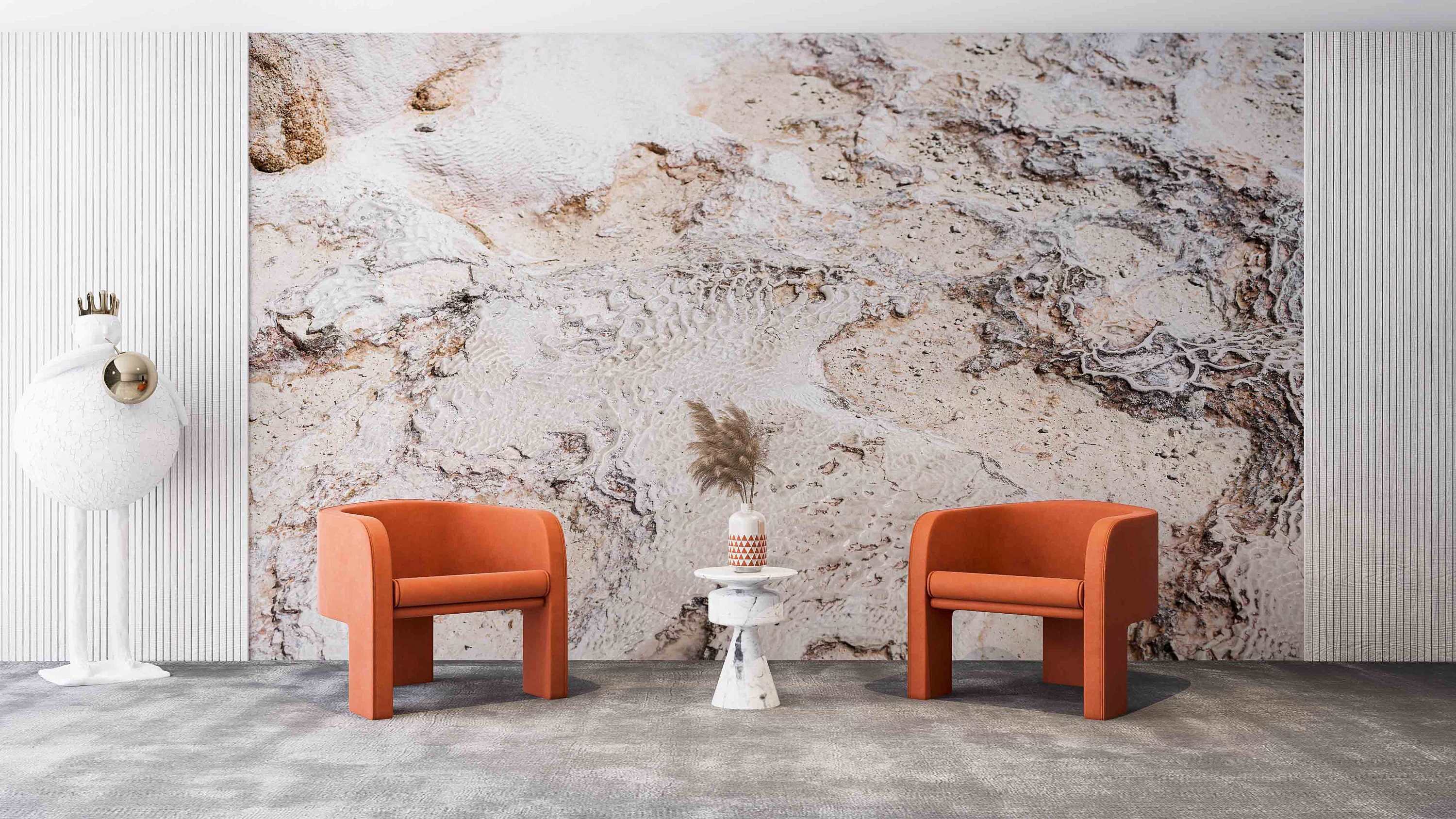 Nature Texture Mural Contemporary Wall Mural Soft Tones Wall - Etsy