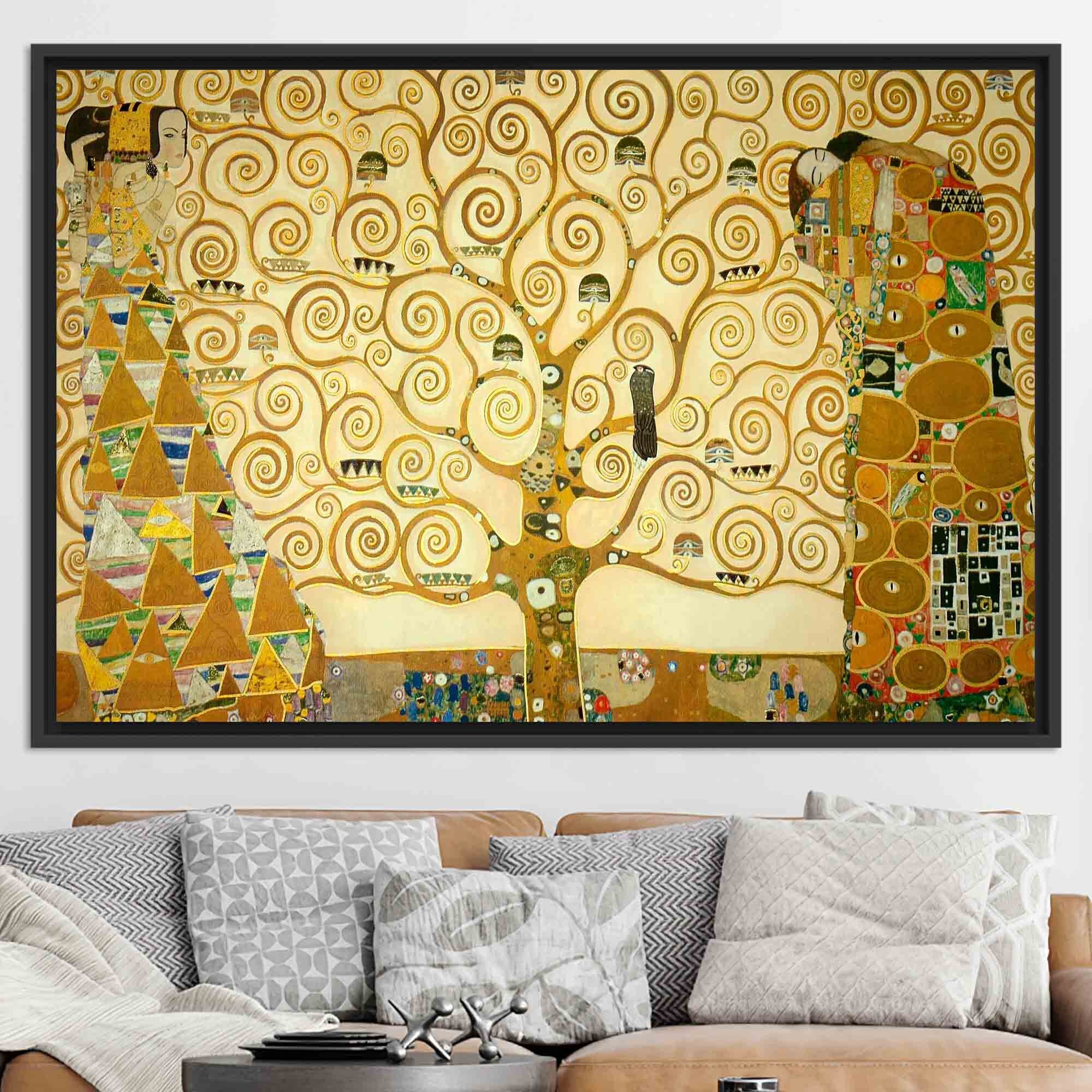 Klimt Tree of Life Canvas Wall Art: 3D Reproduction - Etsy