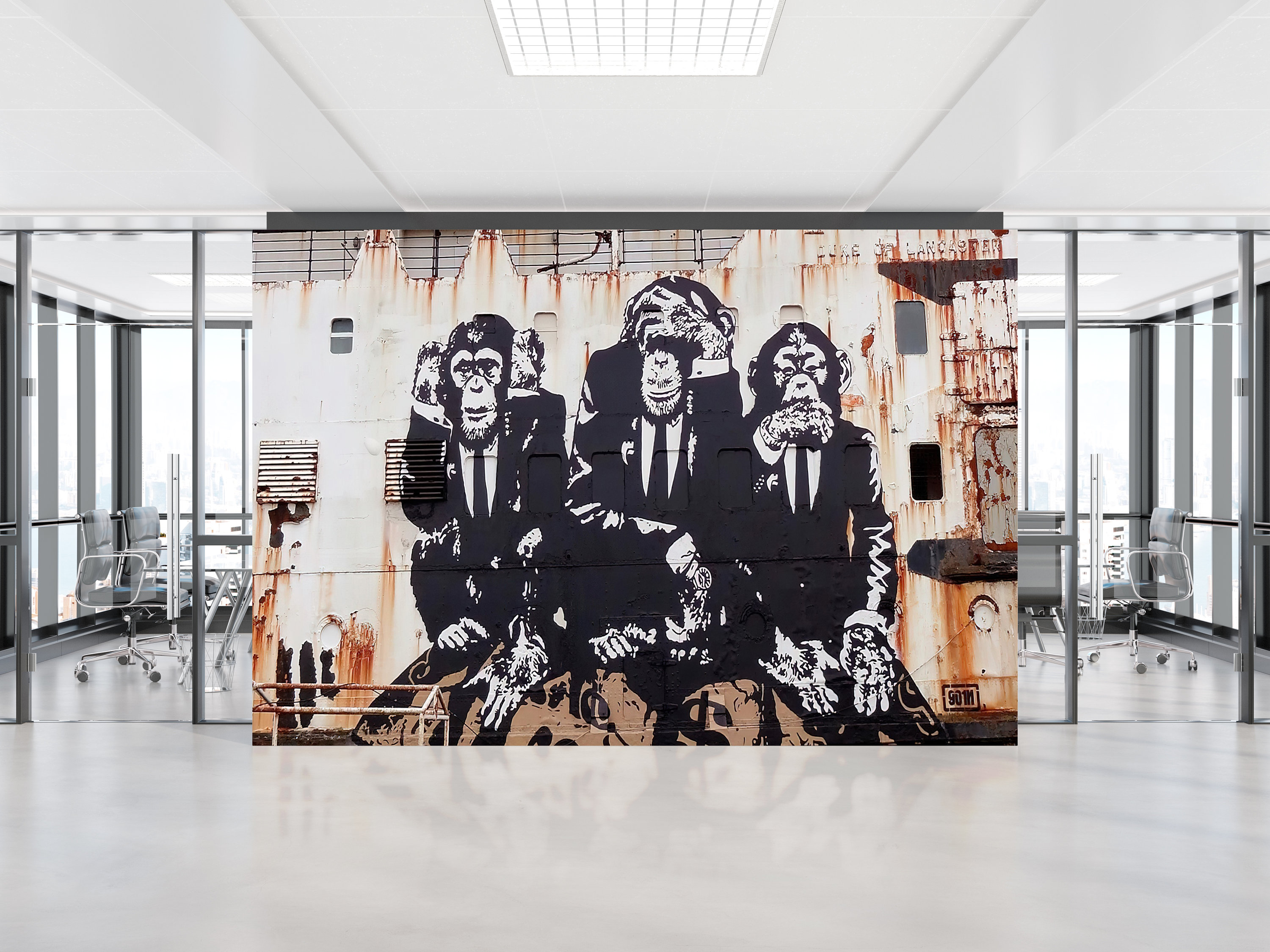 Banksy Three Wise Monkeys Wall Decor, Banksy Three Monkeys Wall ...