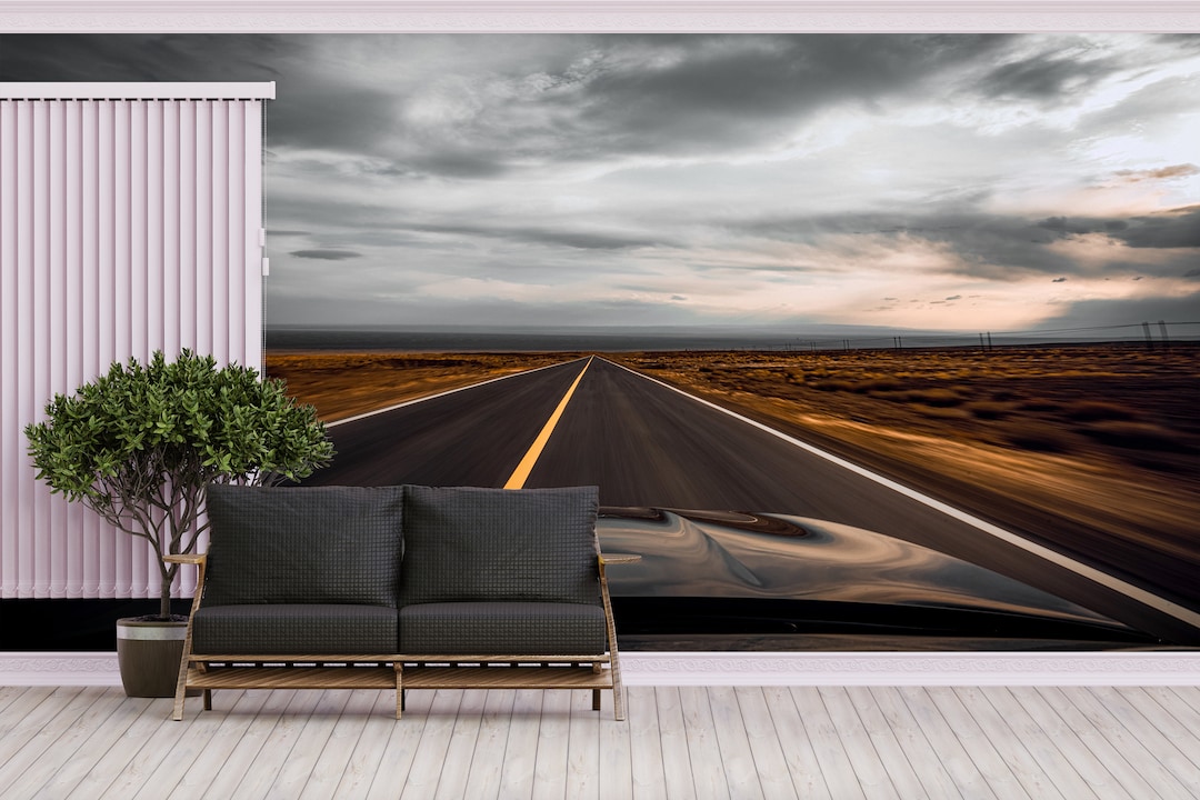 Asphalt Road Paper Craft, Open Road Paper Art, View Mural, Asphalt Road ...