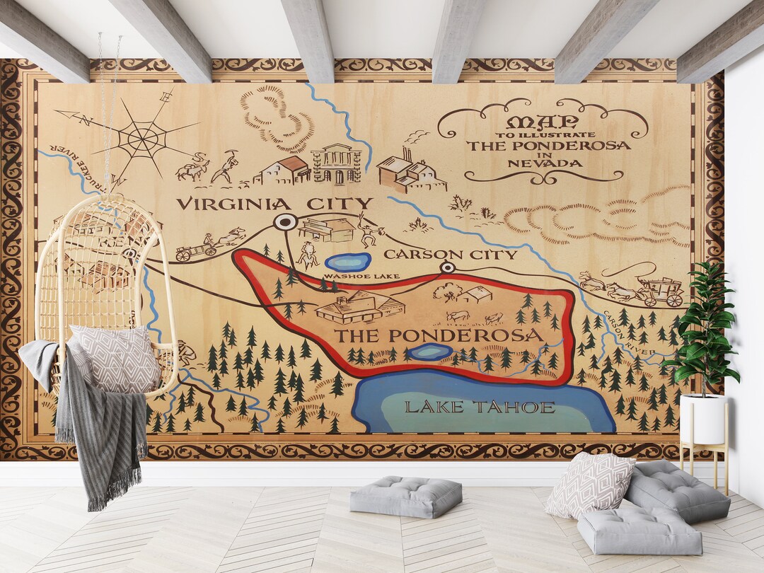 Best Movie Map Digital Paper, Map Wall Art, Best Movie Wall Decals ...