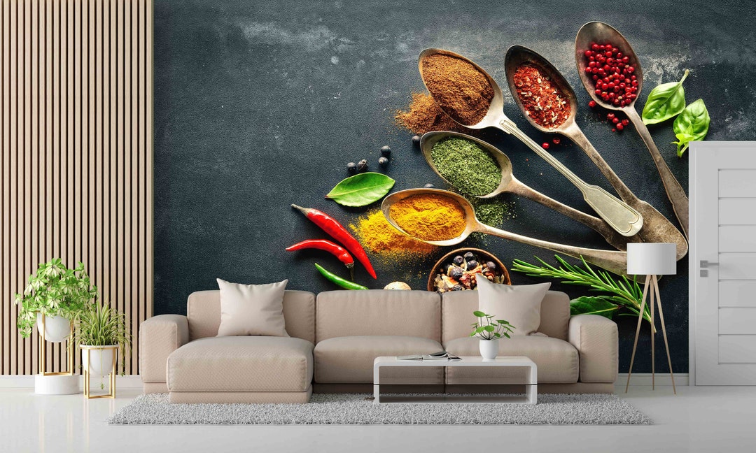 Patterns and How To, Custom Wall Paper, Modern Wall Mural, Dining Room ...