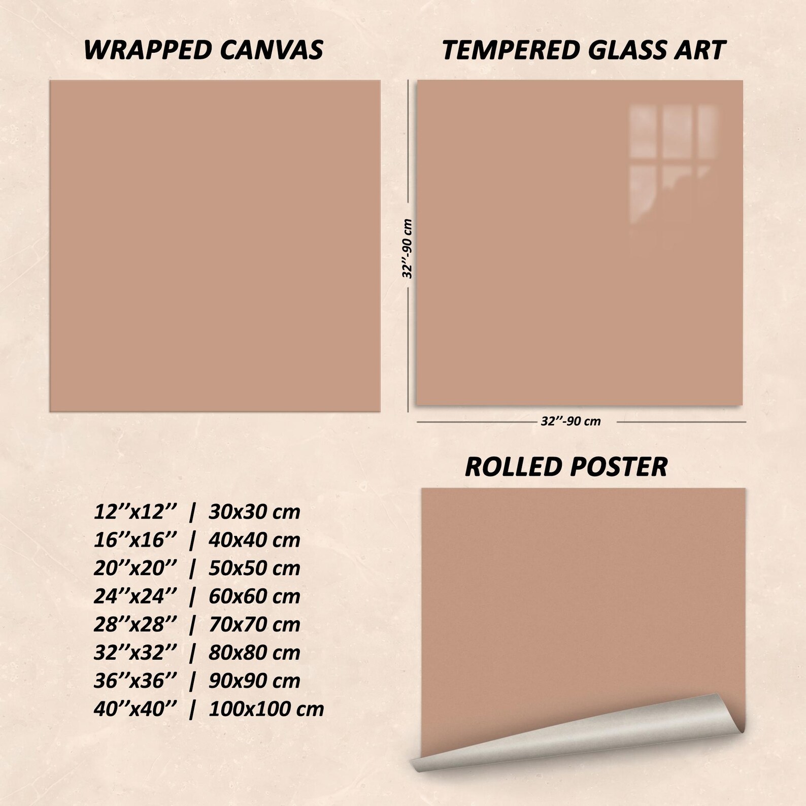 Surreal Garden Tempered Glass Wall Art: Abstract Landscape Poster - Etsy