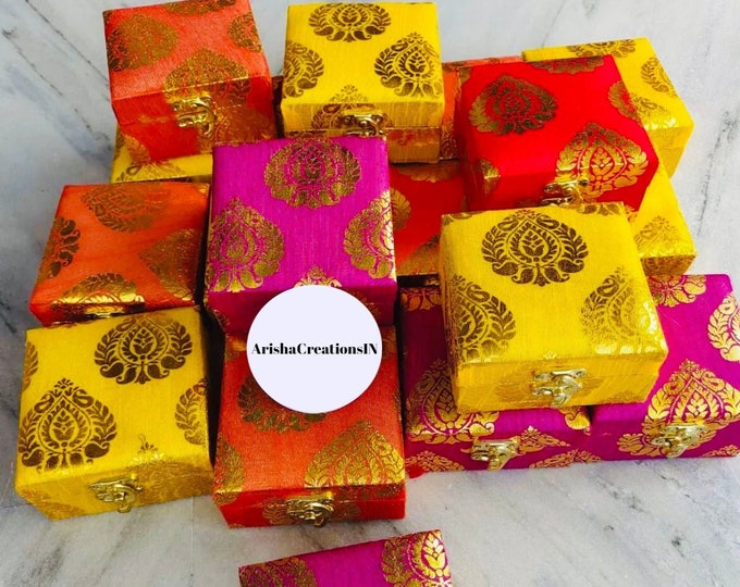 Colorful Indian Sweet Box, Wedding Favor Box, Indian Return Gifts Box ...