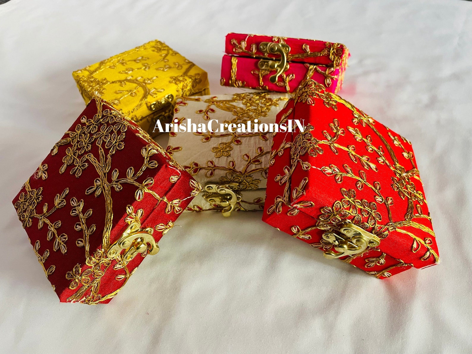 Indian Sweet Boxes, Indian Gift Box, Pooja Favors, Nikah Favors, Gift ...