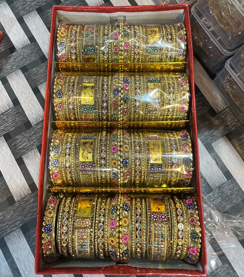 Radha Krishna Bridal Chura Set Rajputi Chuda Set for Womens, Bridal ...