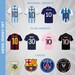 Lionel Messi Jersey Vector Art: Argentina & Club Set (digital Download ...