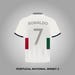 Cristiano Ronaldo Jersey Vector Art | Portugal & Club Jerseys Set ...