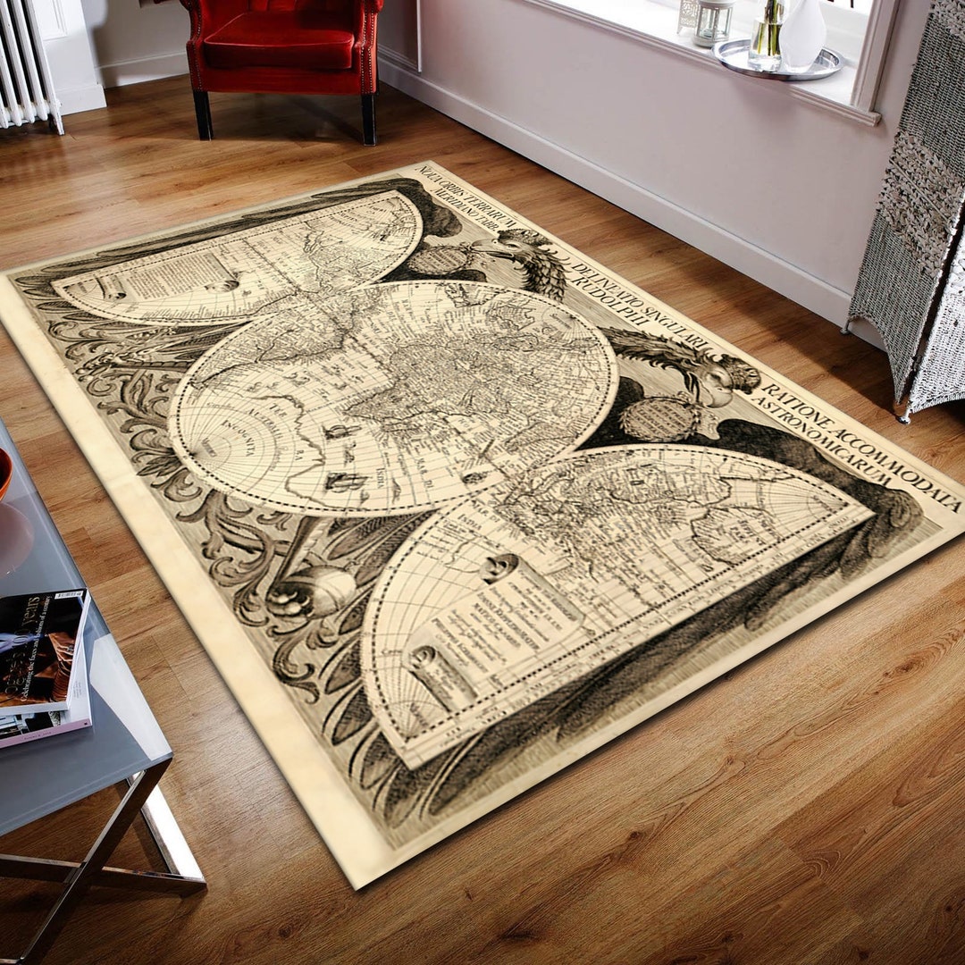 World Map Carpet for Livingroom050 World Rug Map Carpet - Etsy