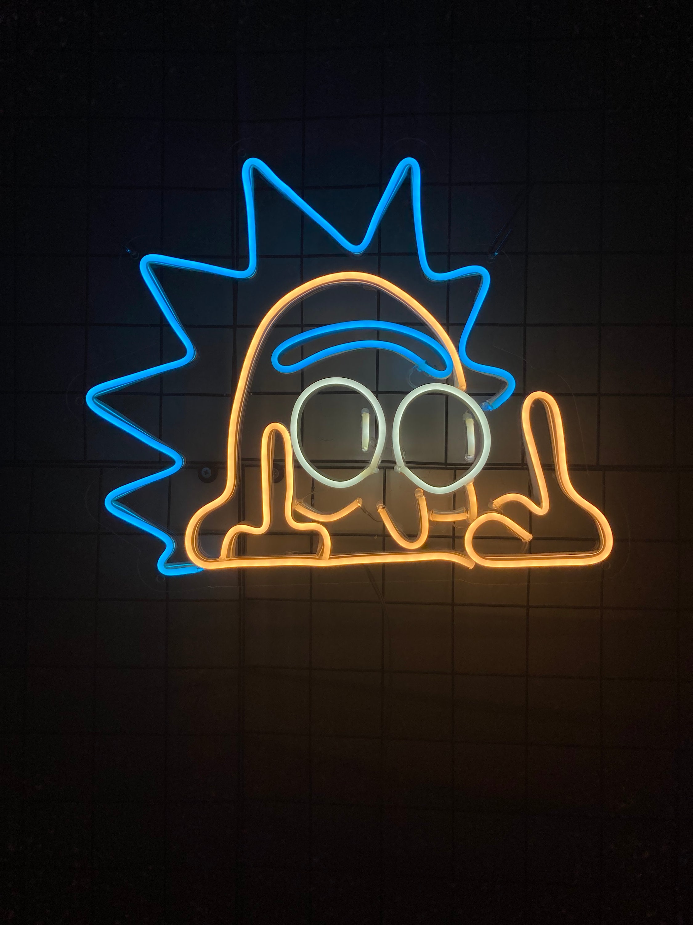Rick and Morty Neon Sign Rick Neon Light Custom Harley Neon - Etsy