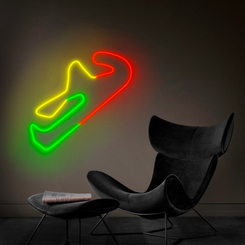 F1 Circuit Neon Sign - Etsy
