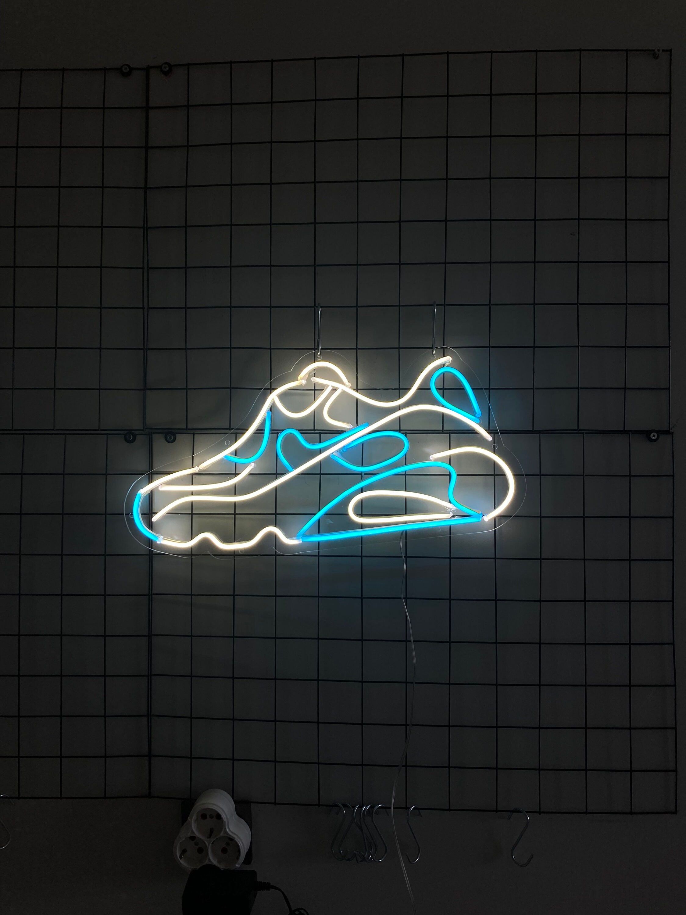 Shoes Neon Sign Custom Neon Sign Shoes Neon Led Light Blue - Etsy