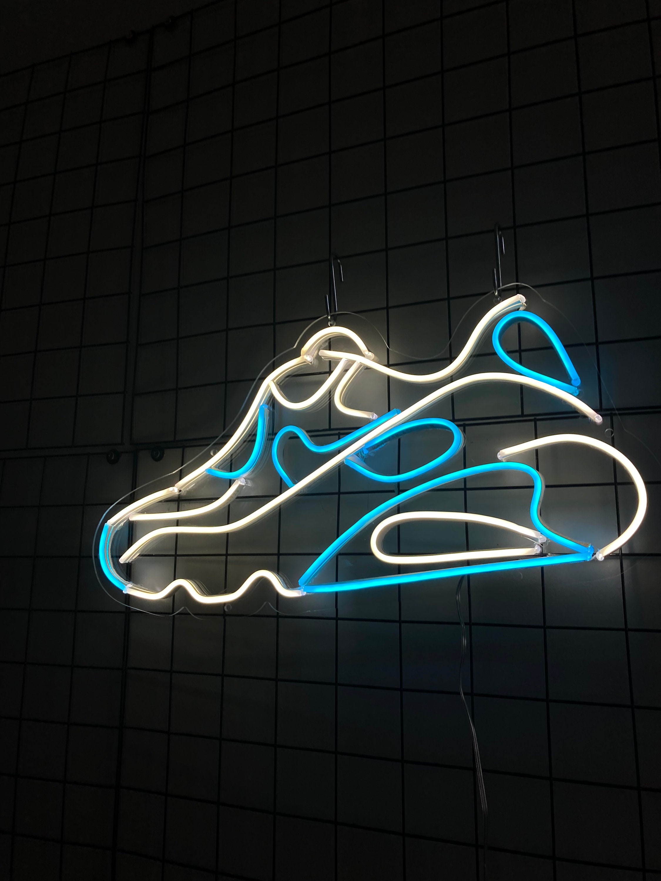 Shoes Neon Sign Custom Neon Sign Shoes Neon Led Light Blue - Etsy