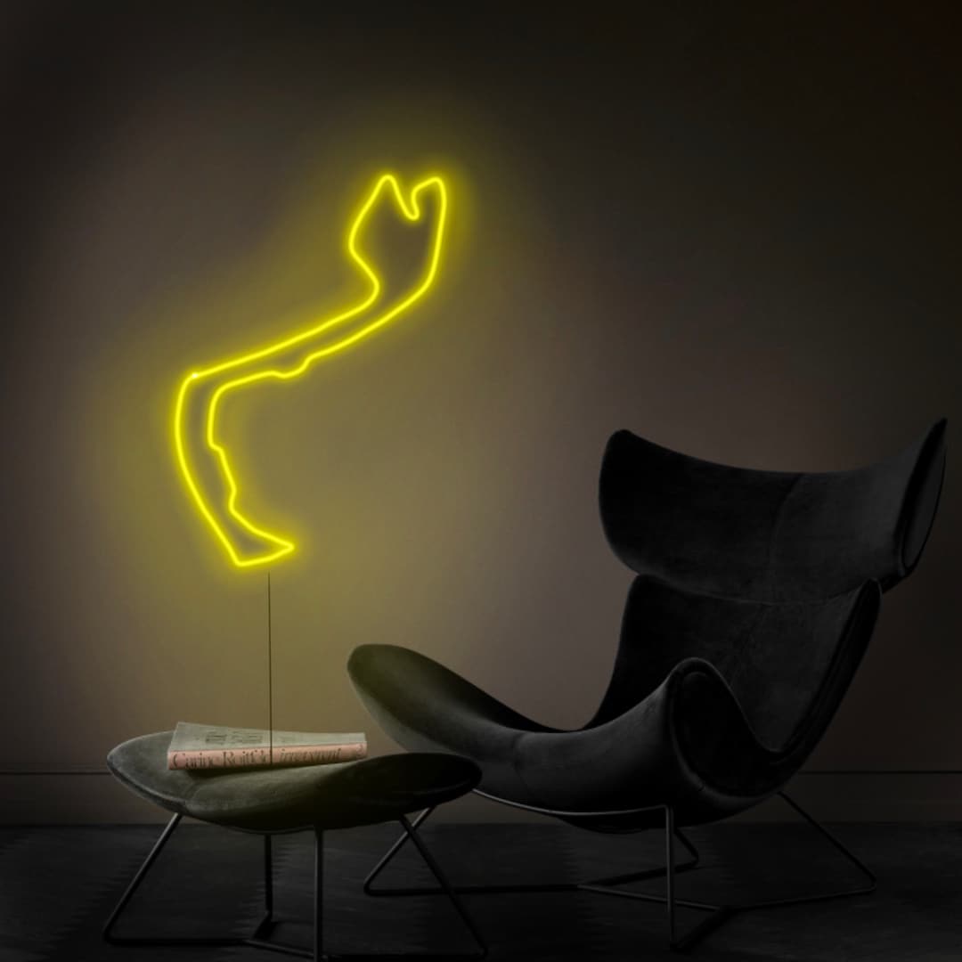 Monaco Monte Carlo Neon Sign, F1 Track Neon Sign, Birthday Gift, Monaco ...