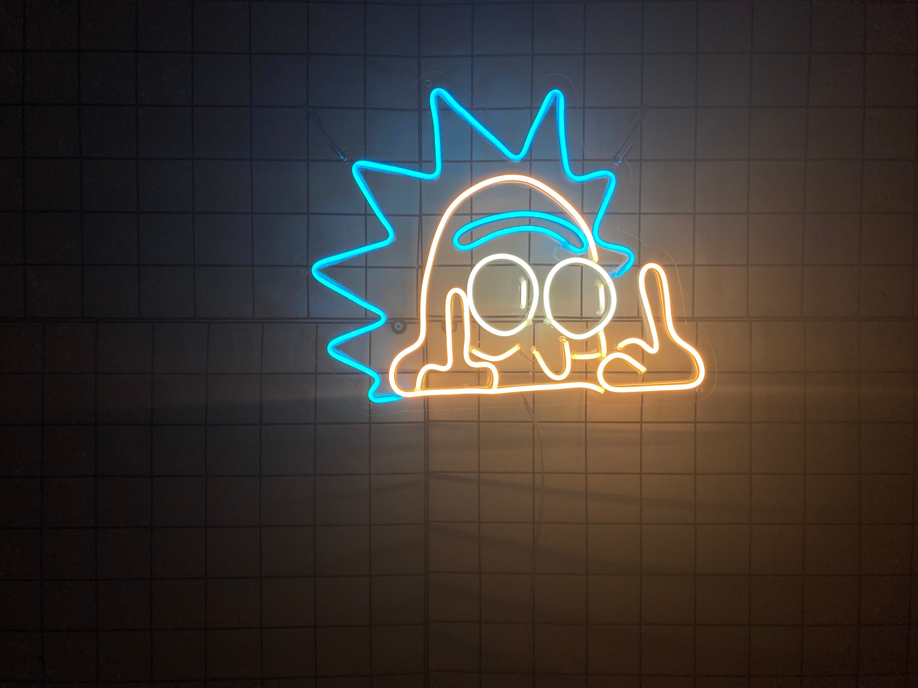 Rick and Morty Neon Sign, Rick Neon Light, Custom Neon Sign, Neon Gift ...