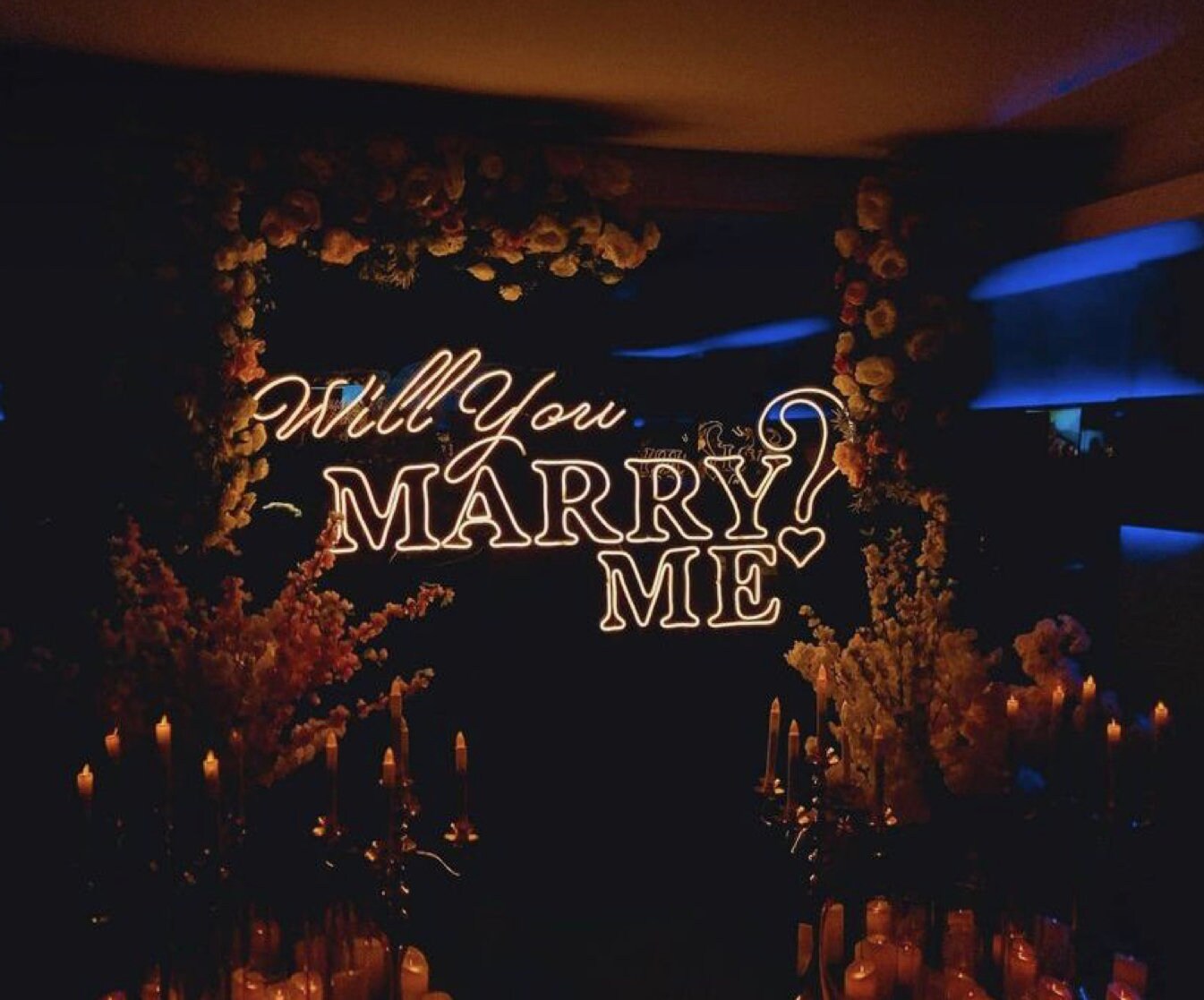 Will You Marry Me Neon Wall Art, Marry Me Neon Sign, Wedding Neon Decor ...