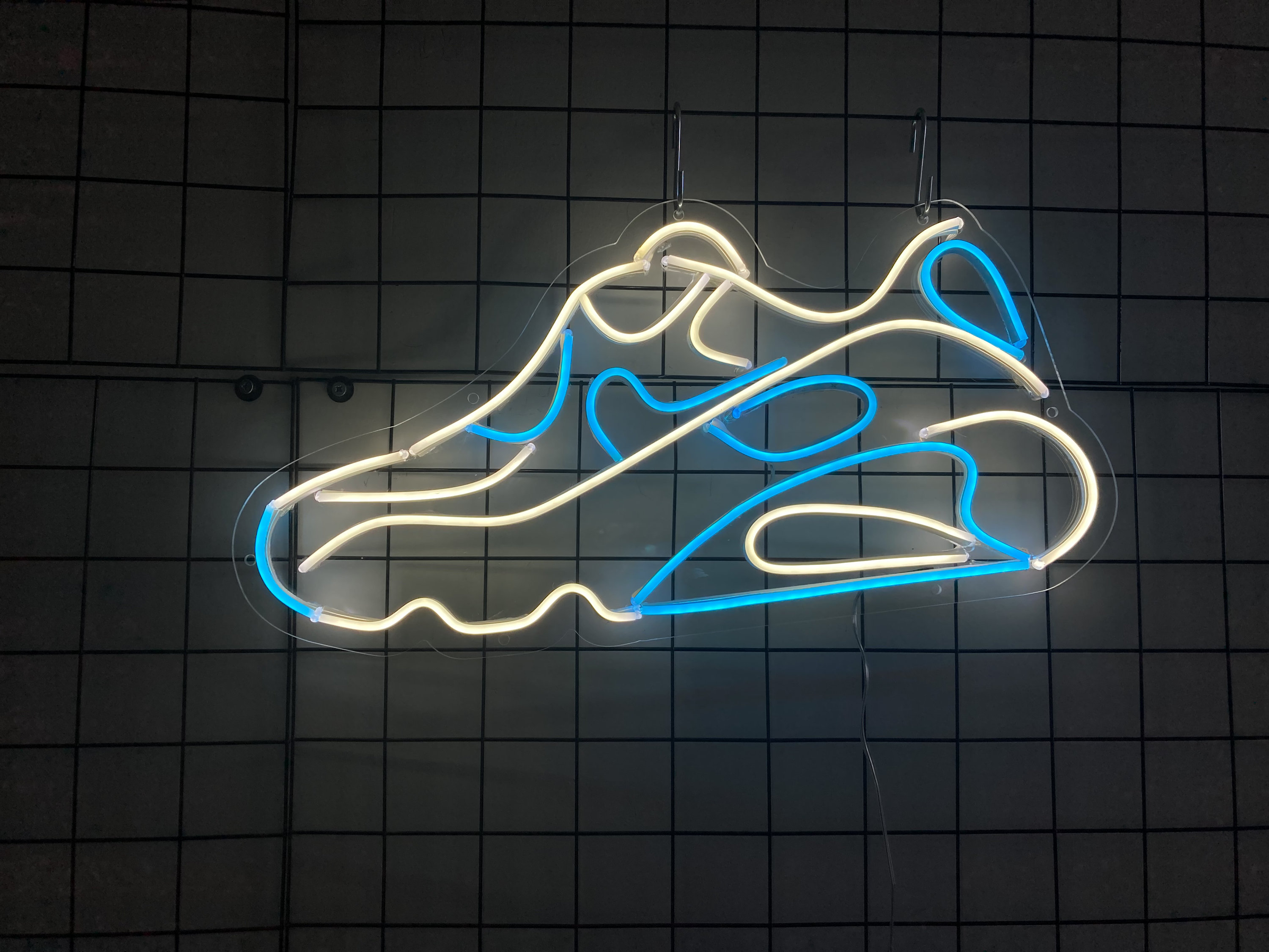 Shoes Neon Sign Custom Neon Sign Shoes Neon Led Light Blue - Etsy