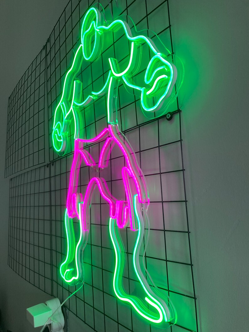 HULK Characters Neon Sign, Marvel Neon Sign, Neon Birthday Gift, Custom ...