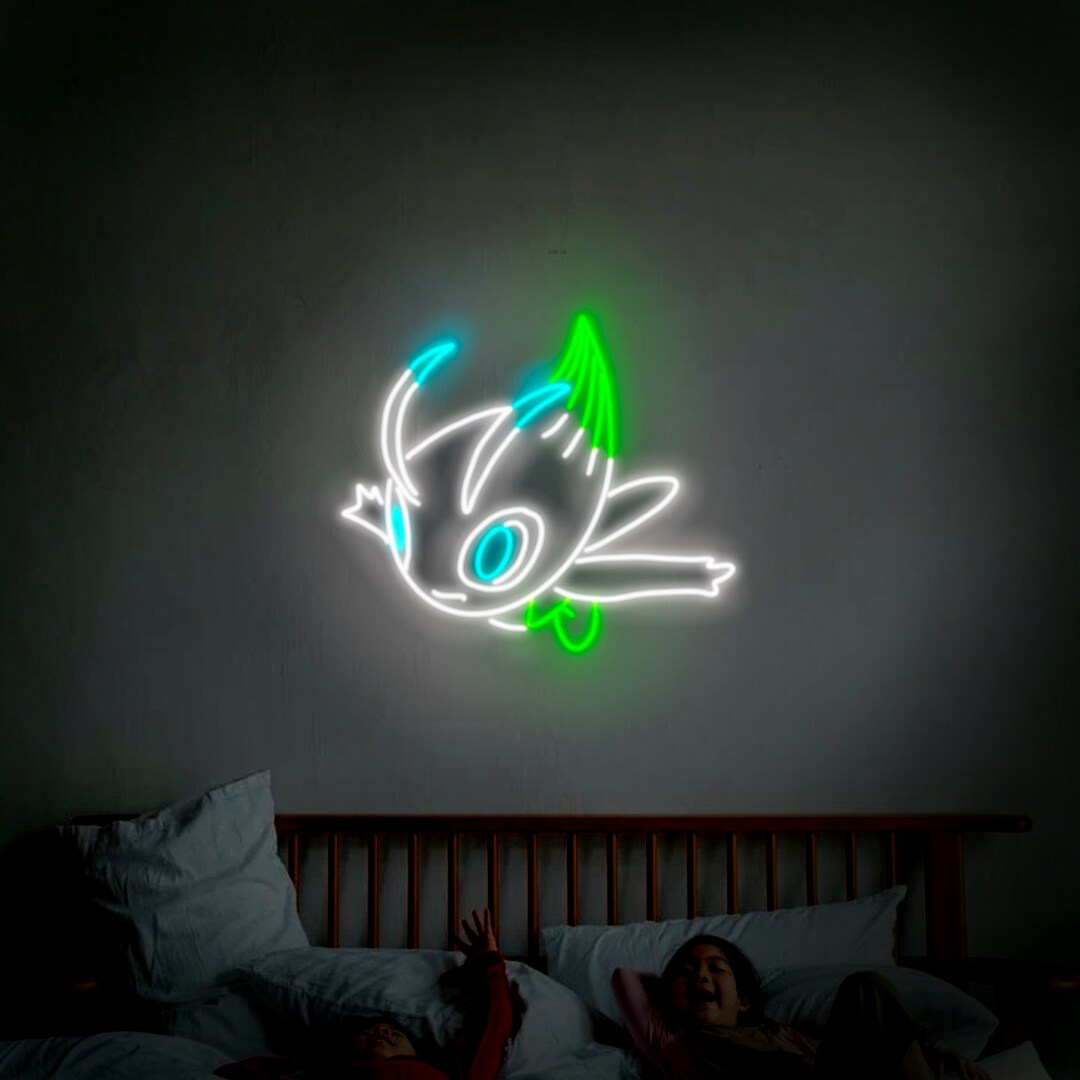 Neon Pokemon Characters Byakuro Akuma Neon Sign Neon - Etsy