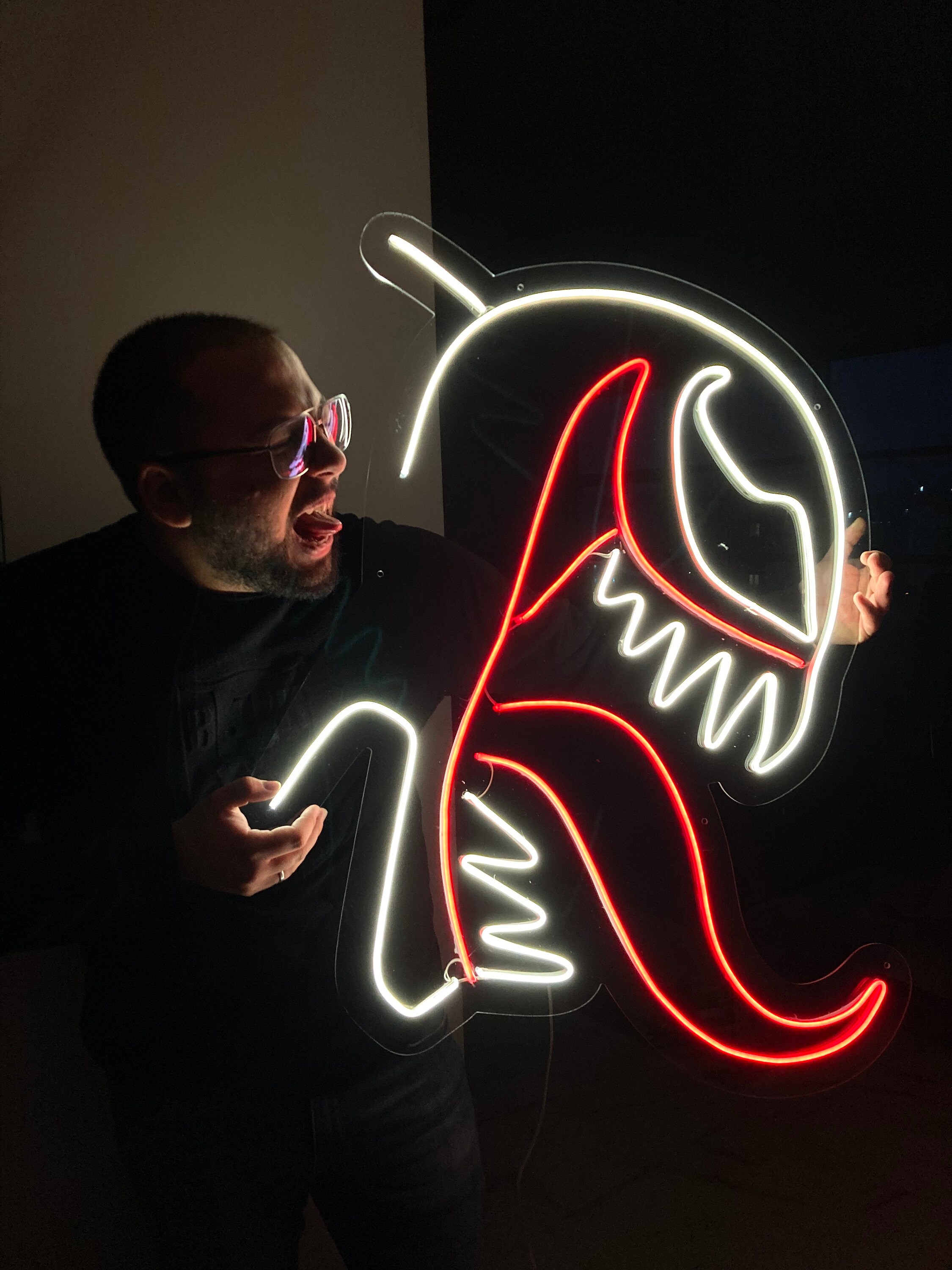 Venom Marvel Characters Neon Sign Animation Neon Light Neon - Etsy
