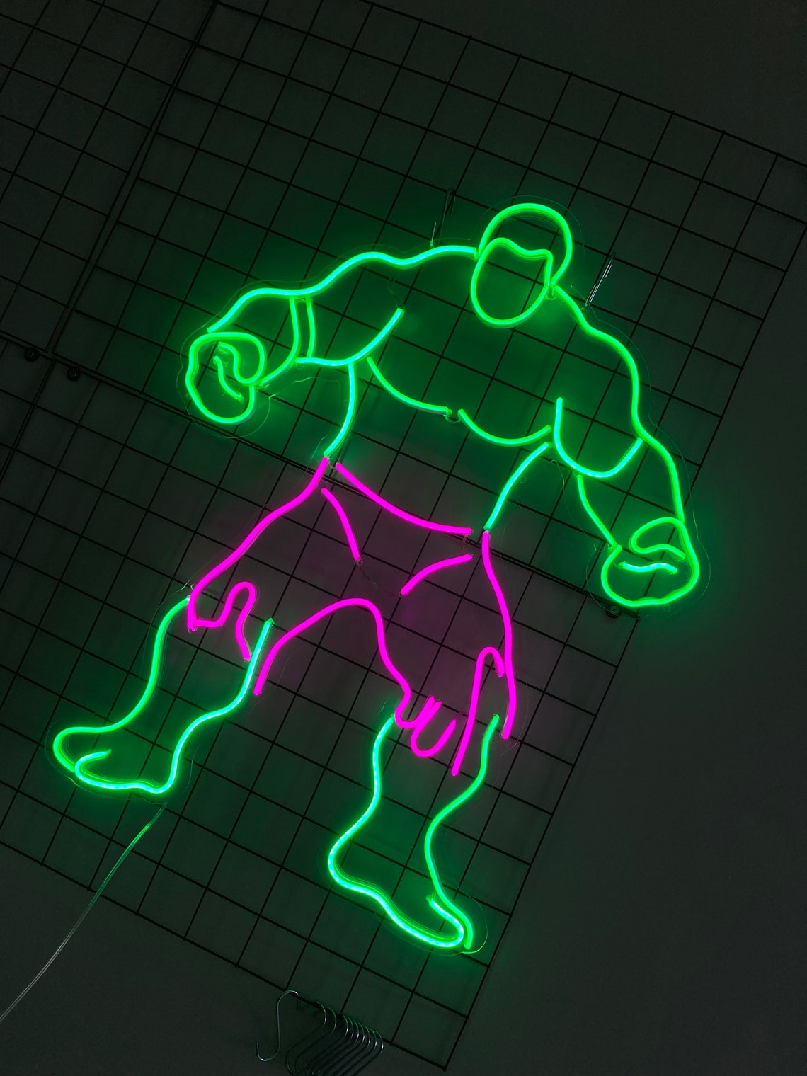 HULK Characters Neon Sign, Marvel Neon Sign, Neon Birthday Gift, Custom ...