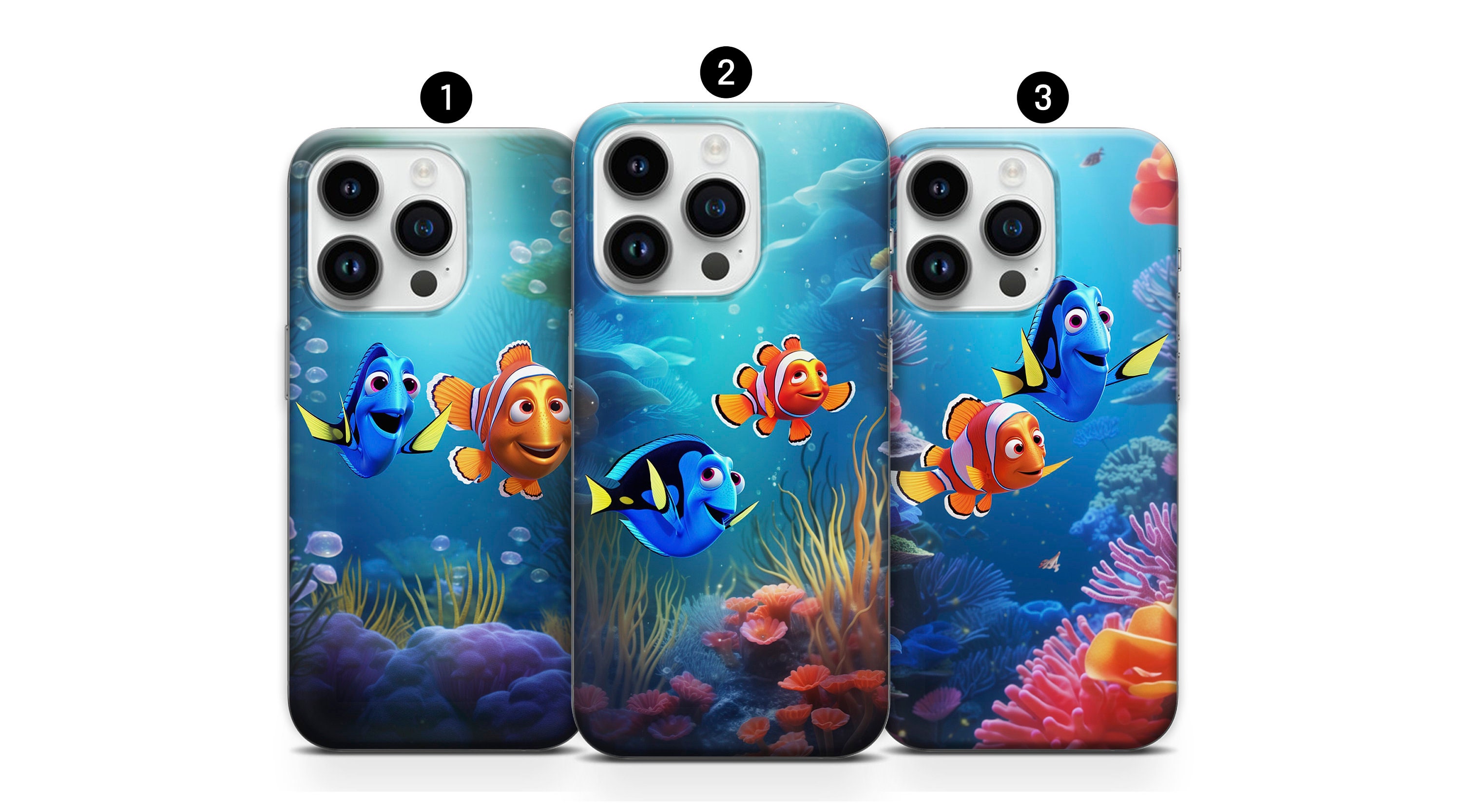 Nemo and Dory Phone Case Fish Cover iPhone 14 Pro Max, 13, 12, 11, XS ...