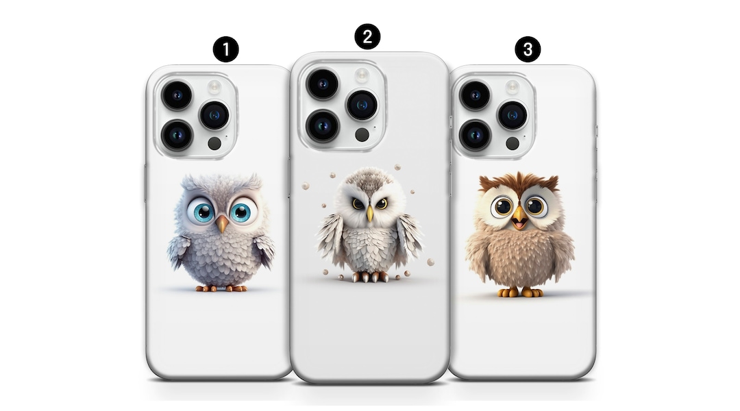 Owl Phone Case Bird Phone Cover Fit iPhone 14 Pro Max, 13, 12, 11, XS ...