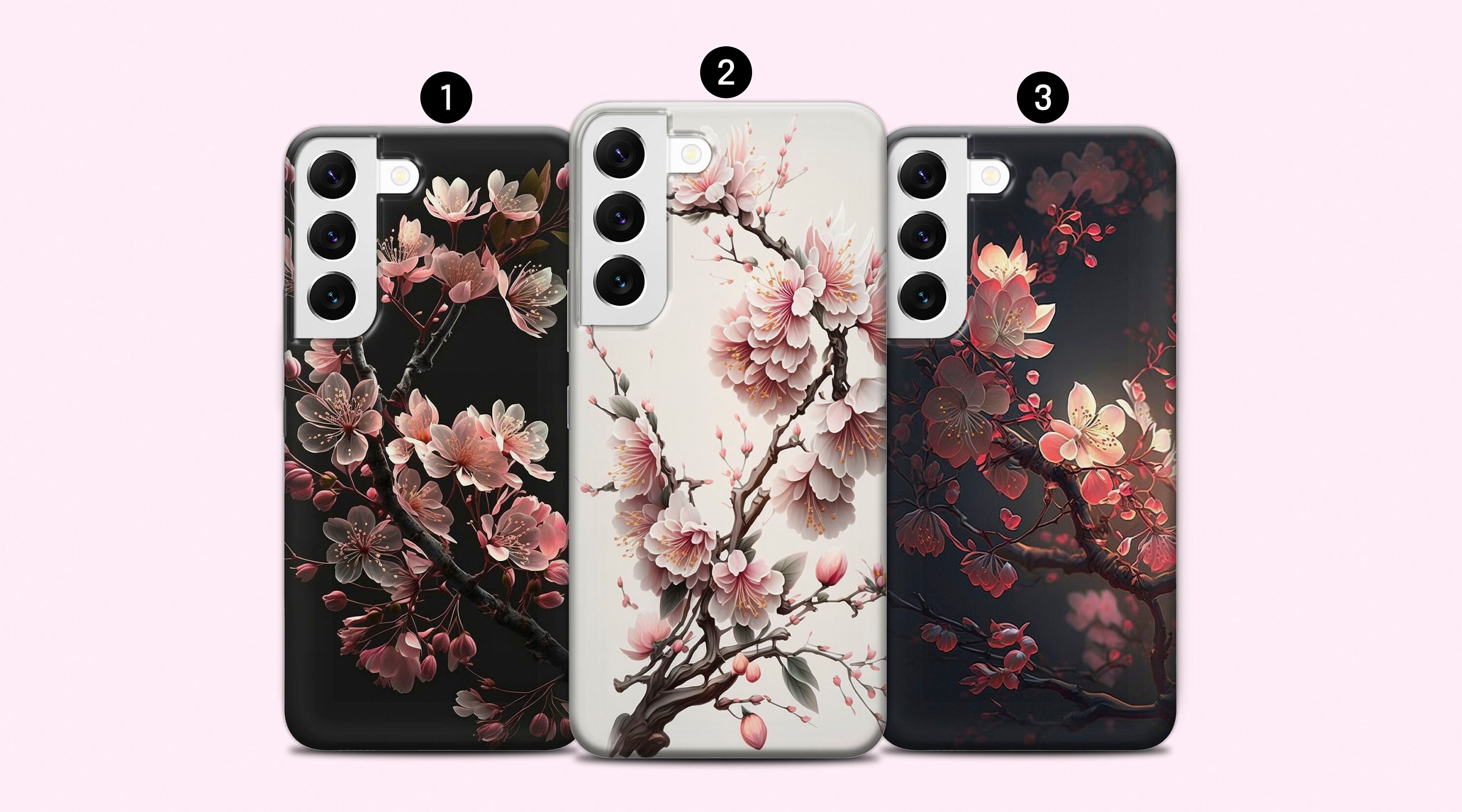Sakura Phone Case Cherry Blossom Cover Fit iPhone 14 Pro Max, 13, 12 ...