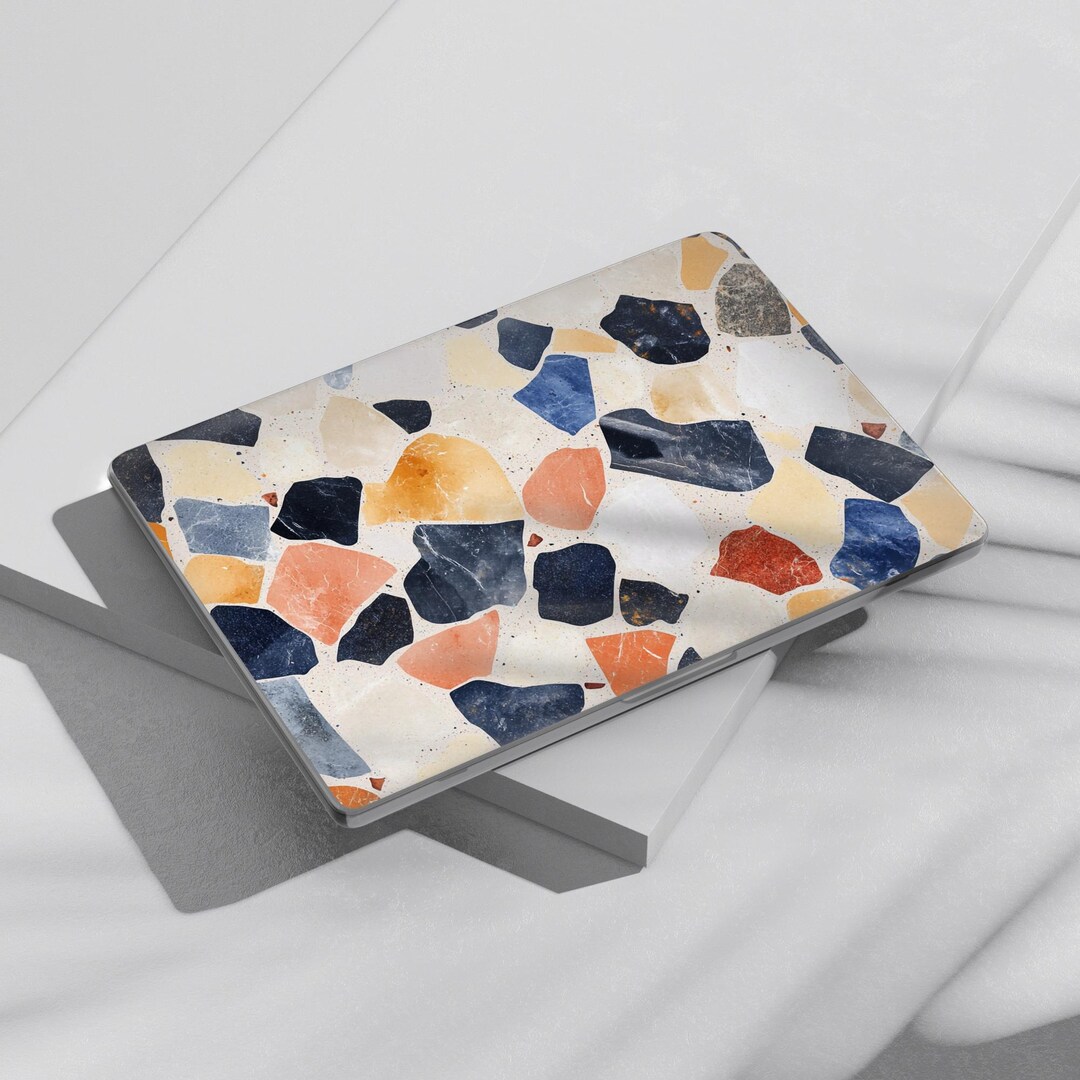 Terrazzo MacBook Case Tile Laptop Skin, MAC Hard Bumper, Cover for ...