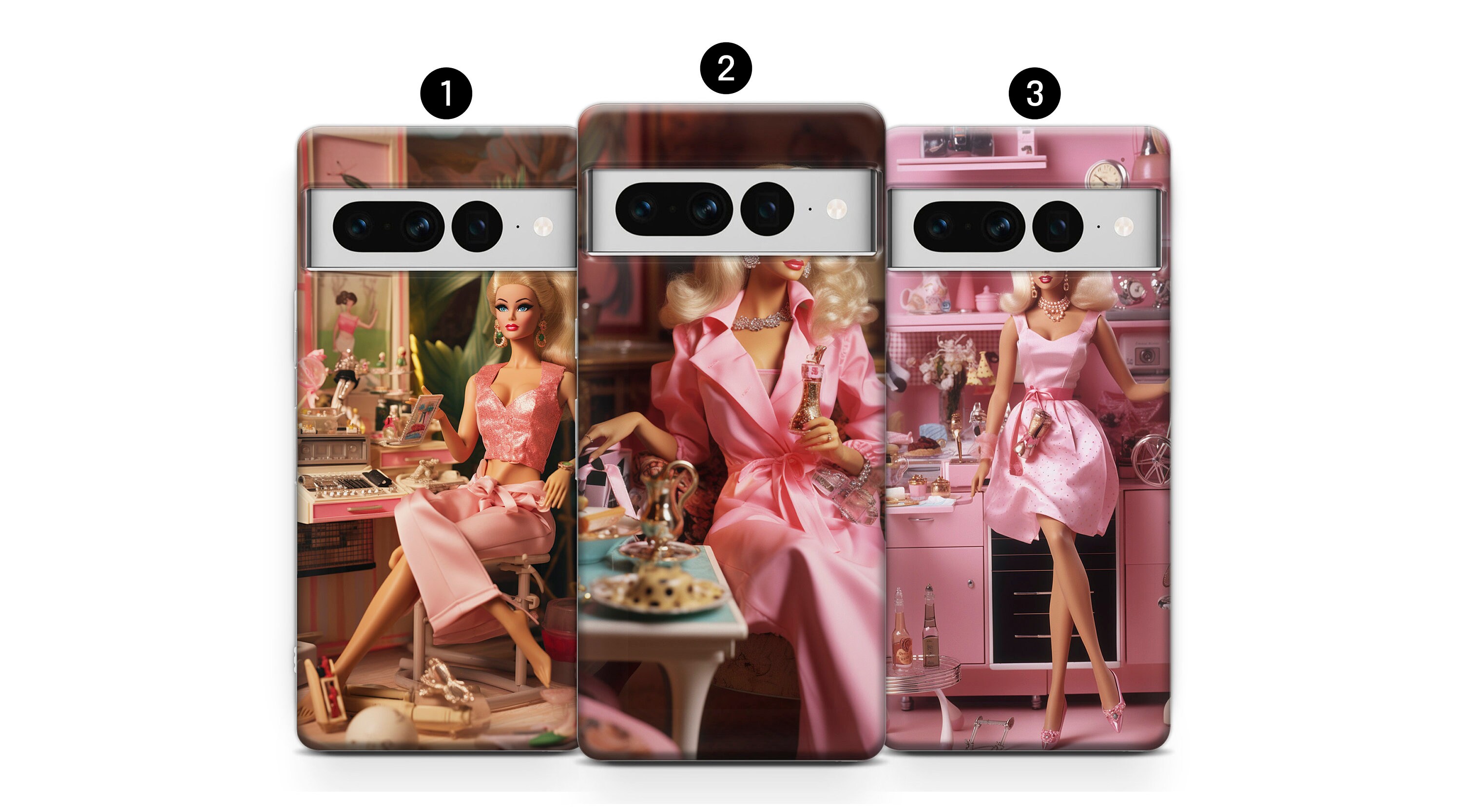 Barbie Case, Pink Case, Doll Phone Case iPhone 14, 13, 12, 11, XR, XS ...