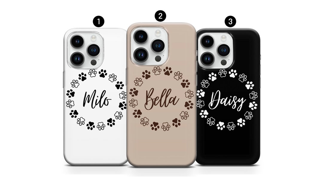 Paw Print Case Dog Cat Animal Cover Fit iPhone 14, 13, 12, 11, XR, XS ...