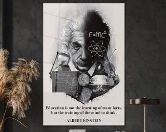 Genius Inventor ALBERT EINSTEIN Glossy 8x10 or 11x14 Photo - Etsy