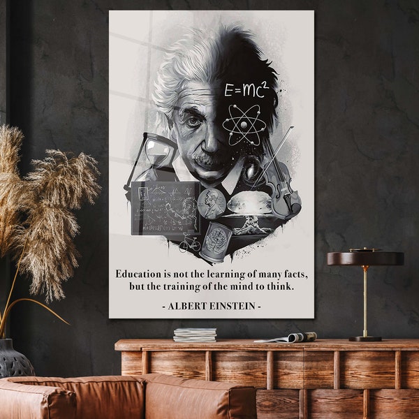 Albert Einstein Canvas Print - Etsy