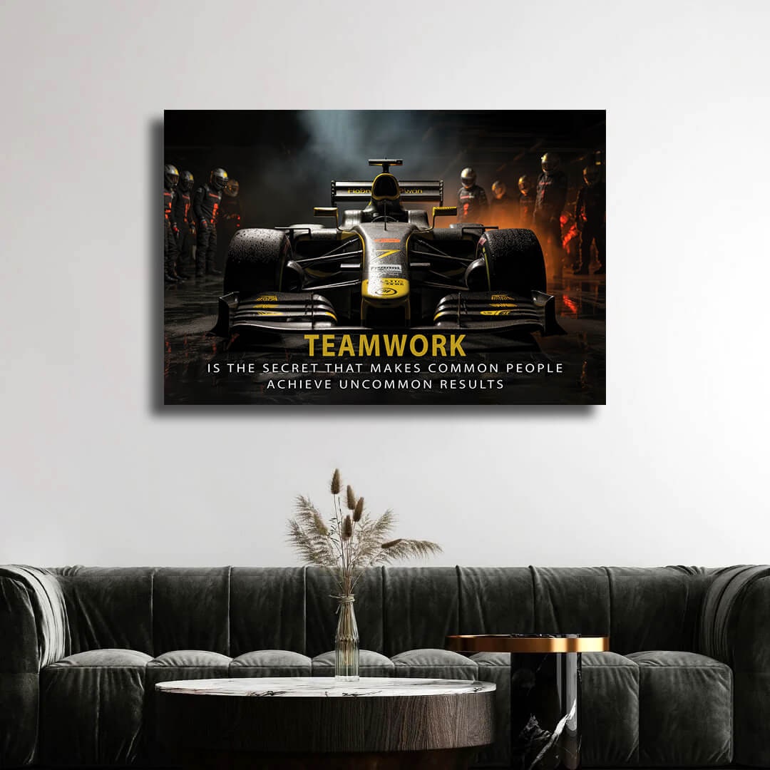 Teamwork Motivation Quotes Ferrari Logo Wall Decor Ferrari Formula 1 ...