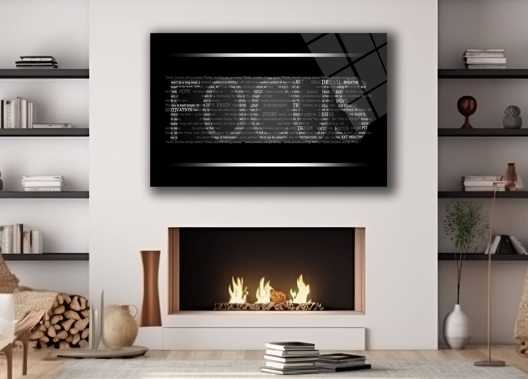 Focus Poster Visual Motivation Sign Canvas Art Home Decor Modern Office ...