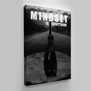 Mindset is Everything Office Wall Art Design Motivational Canvas Wall ...