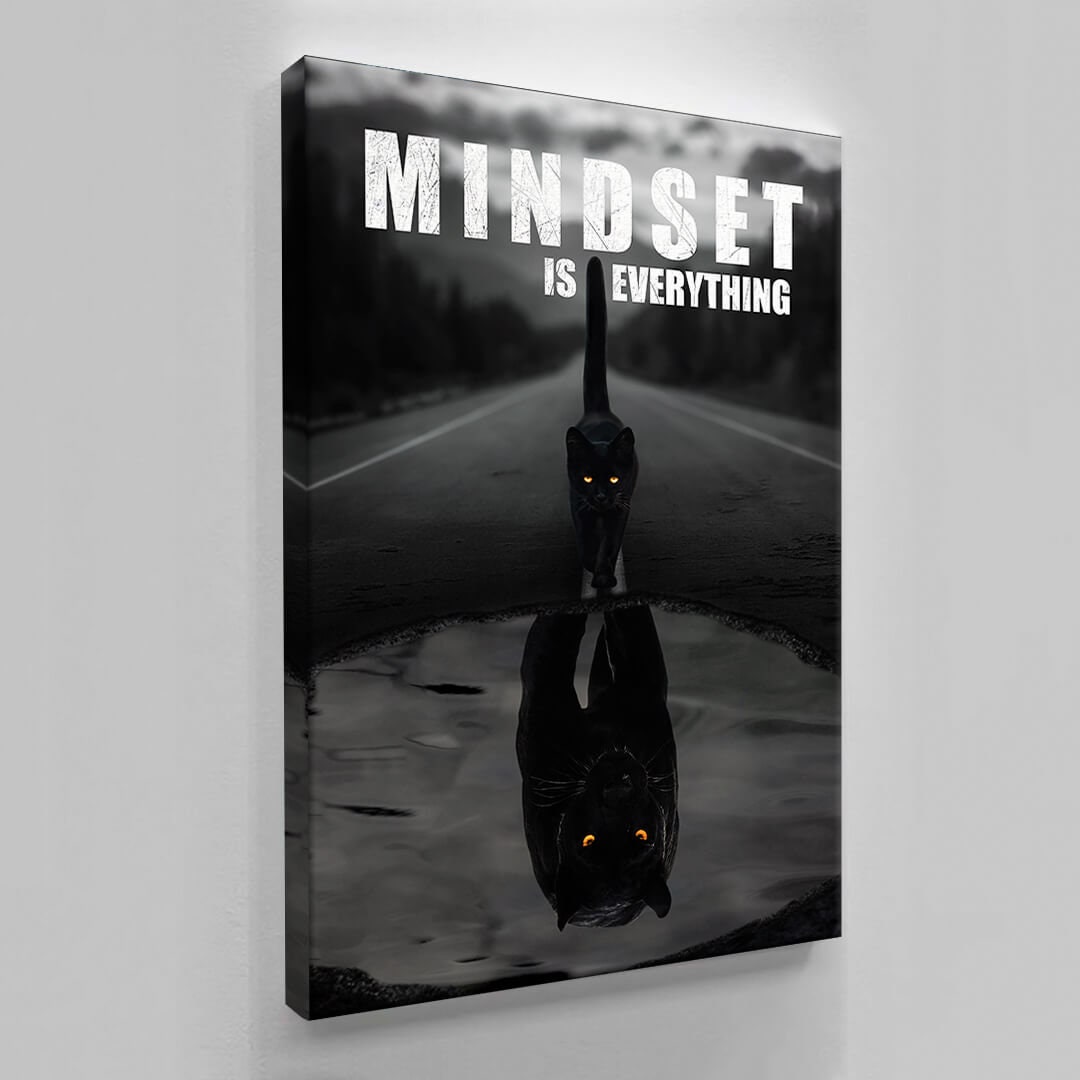 Mindset is Everything Office Wall Art Design Motivational Canvas Wall ...