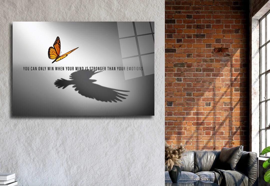 Aspiration for Change and Ambition Motivational Quotes Wall Art Success ...