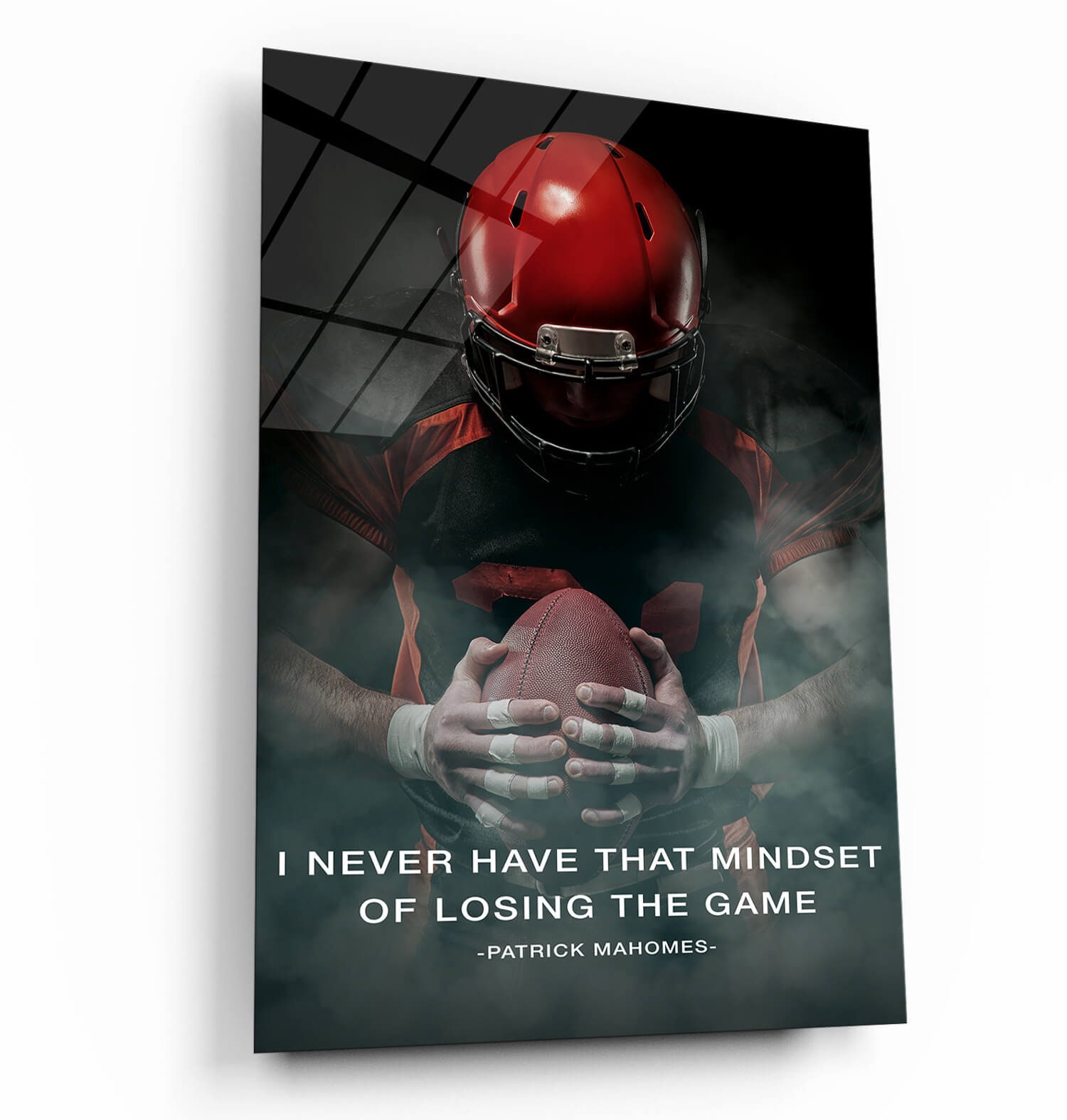 Patrick Mahomes Motivational Quotes American Football Wall Decor Super ...