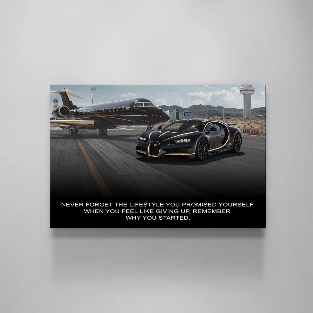 Never Forget Your Promises Motivational Wall Decor Canvas Wall Art ...