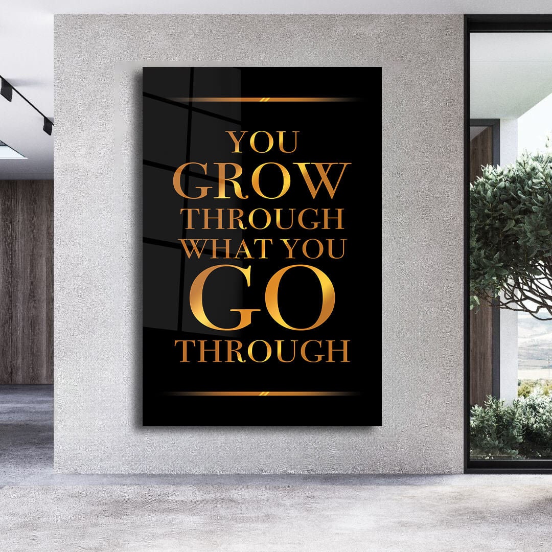 You Grow Quotes for Success Poster Wall Decor Motivational Home Office ...