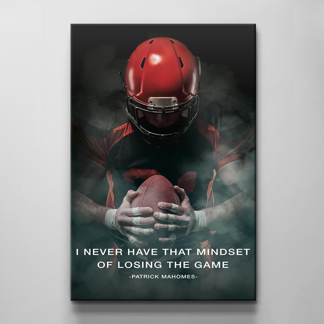 Patrick Mahomes Motivational Quotes American Football Wall Decor Super ...