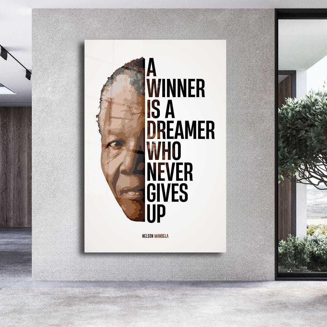 A Winner is A Dreamer Motivation Wall Art Inspirational Quote Canvas ...
